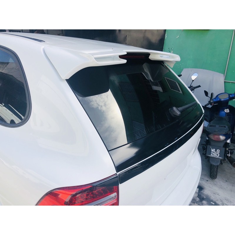 Porsche cayenne 955 957 rinspeed techart rear roof top spoiler wing ...