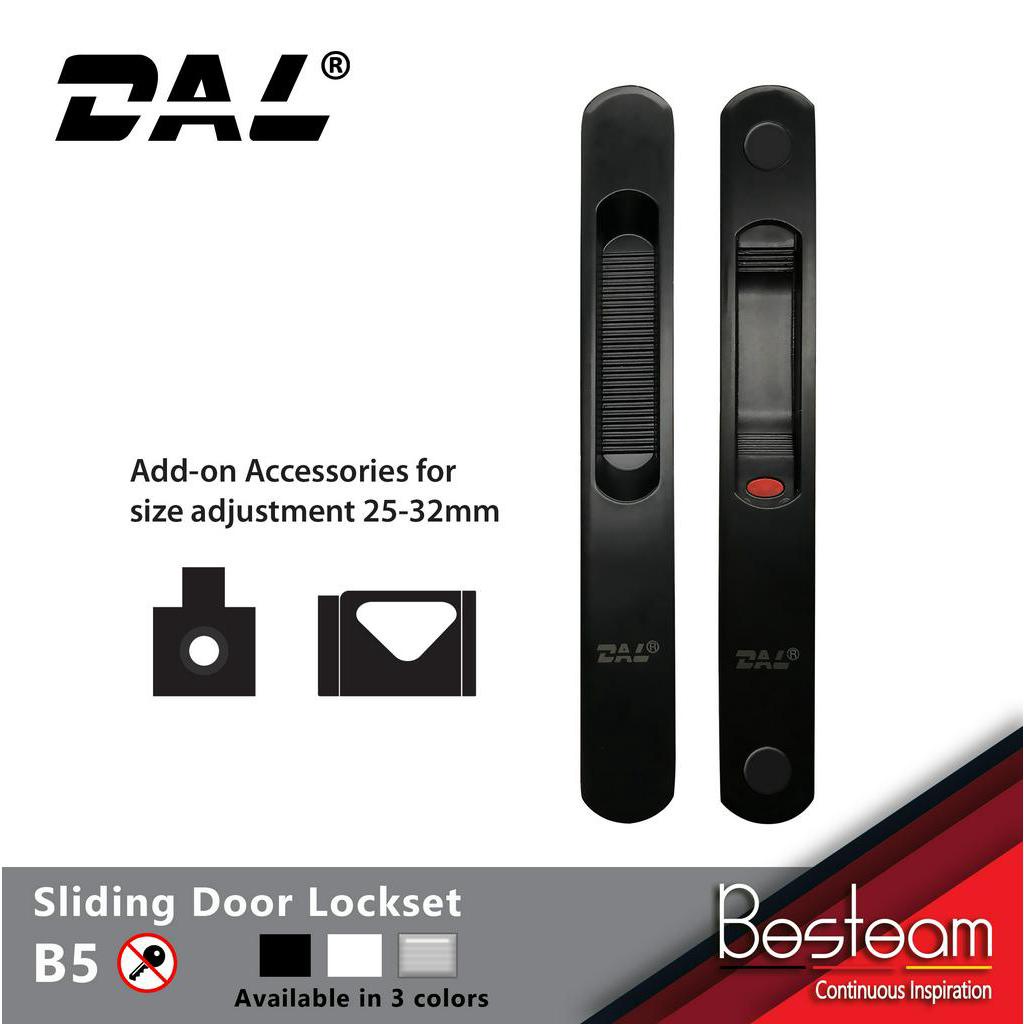 B5 Sliding Door Lockset Without Key 25mm/32mm | DAL® | Shopee Malaysia