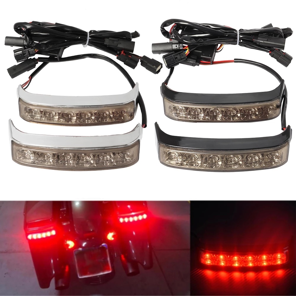 LED Saddlebag Tail Light Saddle Bag Turn Signal Light With Brake Lamp ...