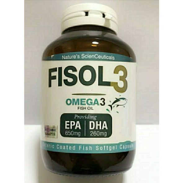 FISOL 3 - OMEGA 3 Fish Oil (100 Capsule) | Shopee Malaysia