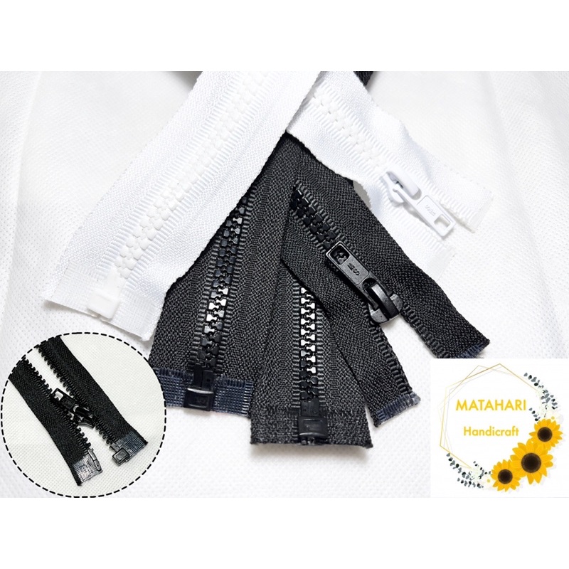 (12pcs/ 60 pcs)Zip Jacket Plastic 5#/Zip Jacket Nylon #5 Open Ended ...