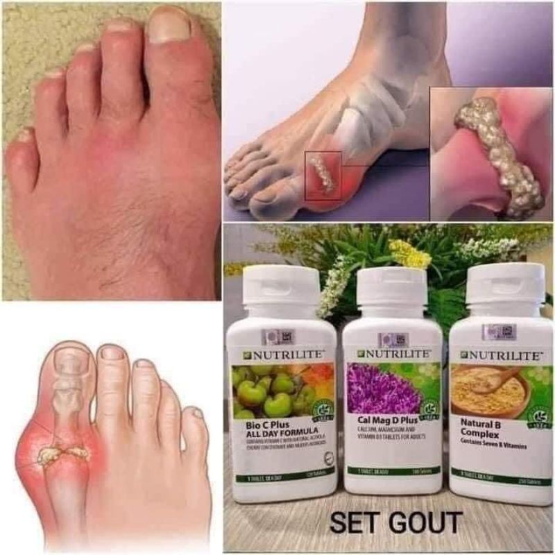 Set GOUT NUTRILITE AMWAY (BIO C/ CAL MAG D/ B COMPLEX) | Shopee Malaysia