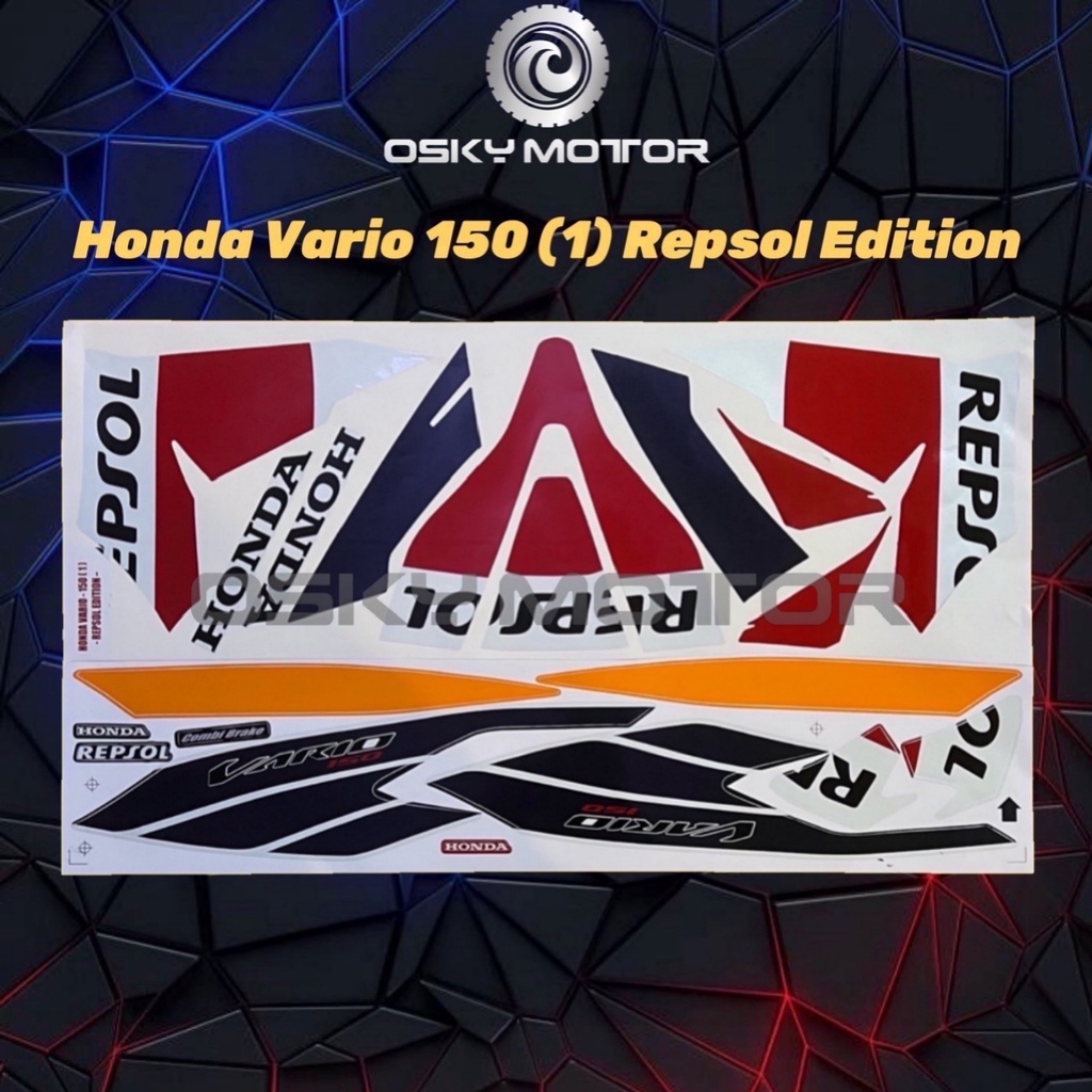 Honda Vario 150 (1) Repsol Edition Body Sticker | Shopee Malaysia