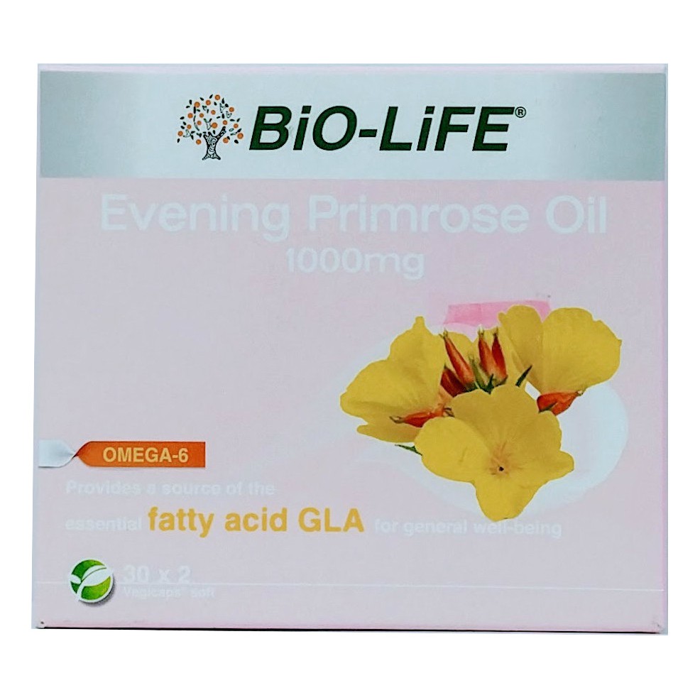 Bio-life Evening Primrose Oil 1000mg Vegecaps 30's x2 | Shopee Malaysia