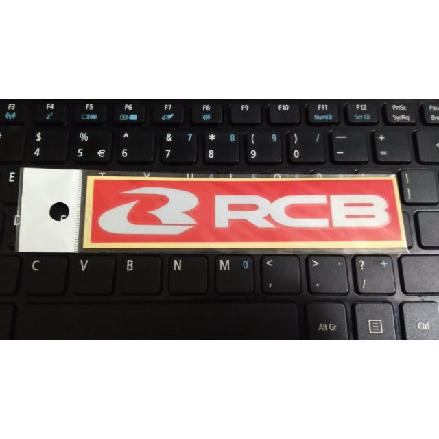 STIKER MOTOR. DECAL STICKER. STIKER RCB. STICKER RACING BOY | Shopee ...
