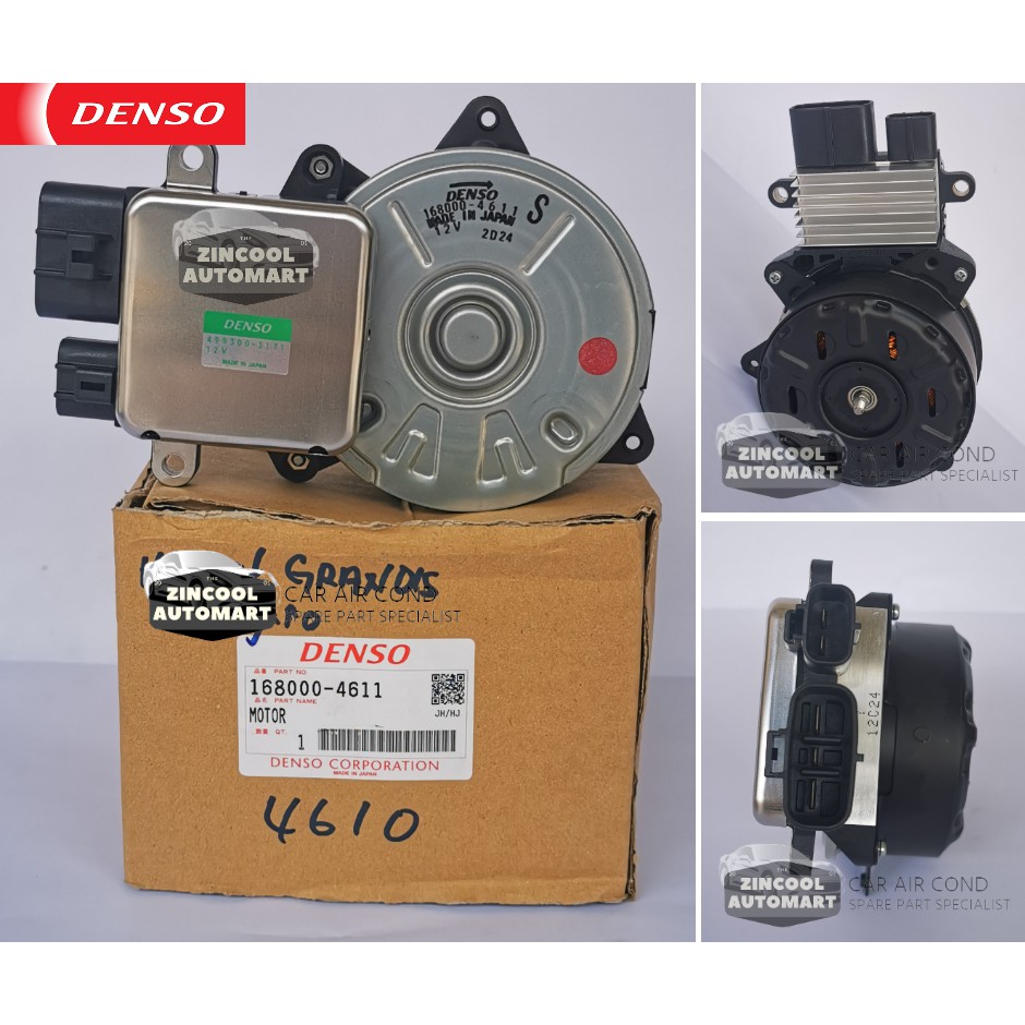 Mitsubishi Grandis 2.4cc NA4W Condenser Fan Motor C/W Fan Regulator 💯 ...