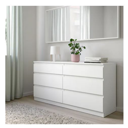 White kullen drawers store