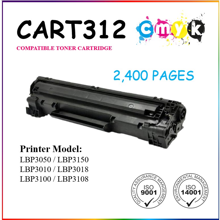 312 CART 312 CART312 LBP3010 LBP3018 LBP3050 LBP3100 LBP3150 LBP3180 ...
