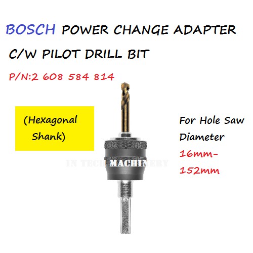 BOSCH POWER CHANGE ADAPTER (HEXAGONAL SHAFT) | Shopee Malaysia