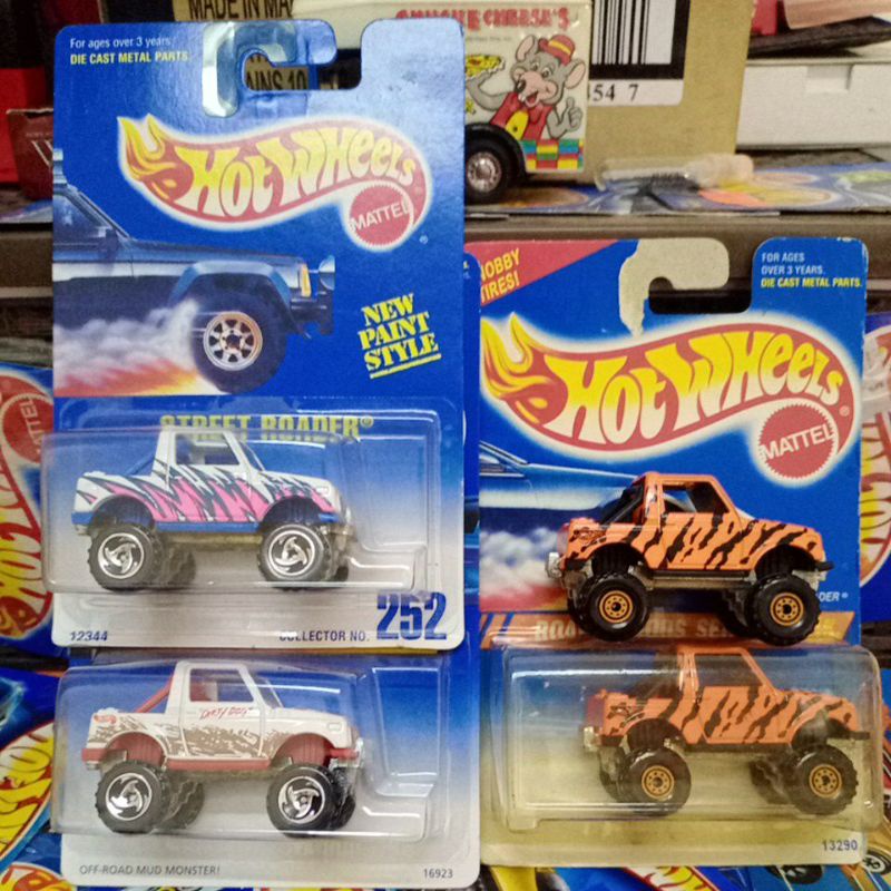 HOTWHEELS ORIGINAL!! STREET ROADER BLUE CARD 91/96 !! OLD CARD ...
