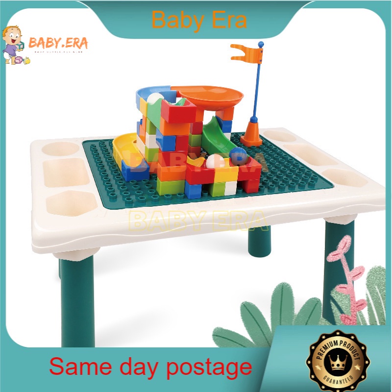 Lego Table Building Blocks for Early Learning Home Teaching Playing ...