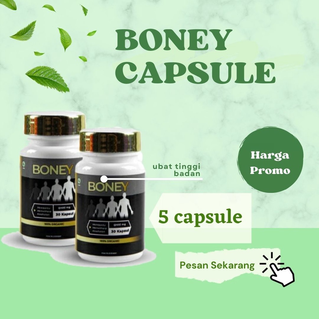 UBAT TINGGI BADAN BONEY Capsule Peninggi Badan Height Up Booster ...