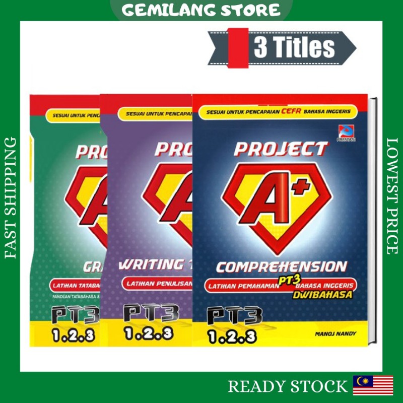 3pcs English Reading Comprehension Book PT3 & SPM | BM & BI Dual ...