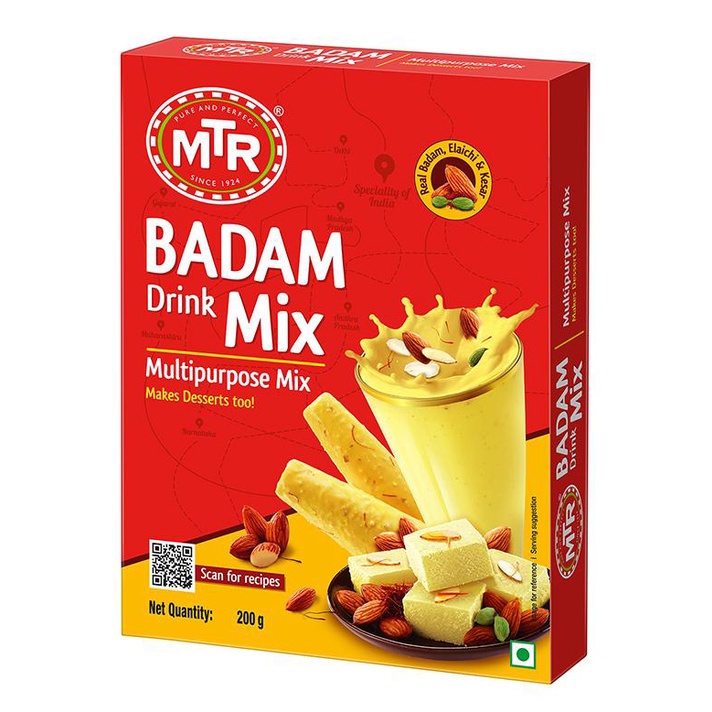 MTR Badam Drink Mix Almond Drink Powder 200gm | Shopee Malaysia