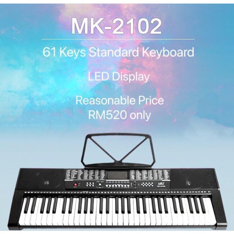 MK2102 61 Keys Keyboard | Shopee Malaysia