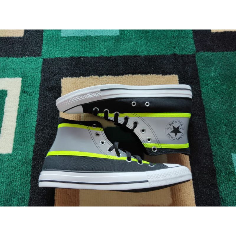 Converse CHUCK TAYLOR ALL STAR Reflectionive Pannel BLACK LEMON VENOM ...