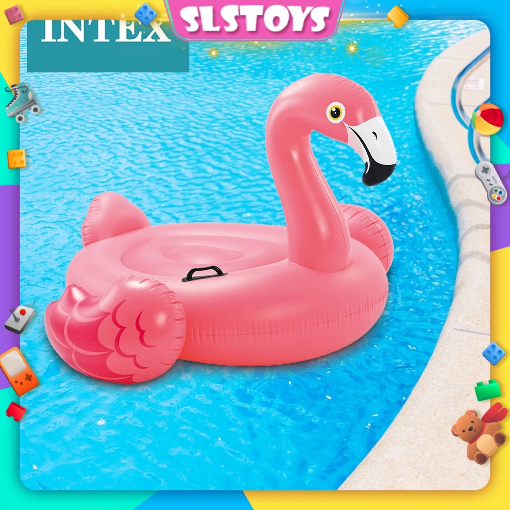 Intex 142x97cm Flamingo Ride-on Inflatable Float Model IT 57558NP ...