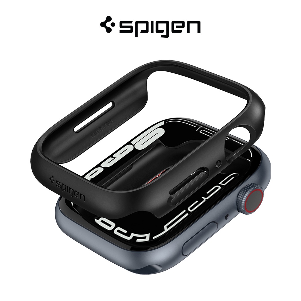 Spigen Apple Watch Case Series 9 / 8 / 7 (41mm) Thin Fit Cover Slim ...