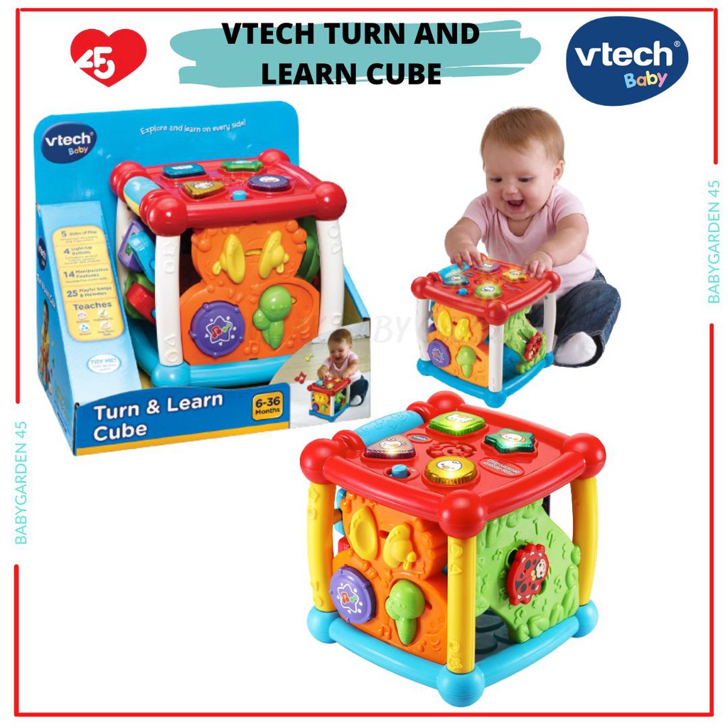 VTech Turn And Learn Cube (6months) | Shopee Malaysia