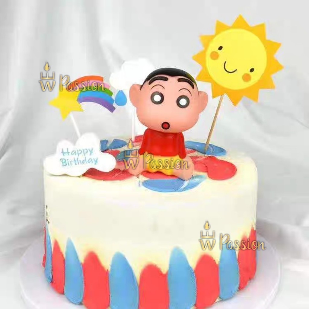 [Ready Stock] Crayon Shin-chan Cake Decoration Cake Topper 蜡笔小新蛋糕装饰摆件 野 ...