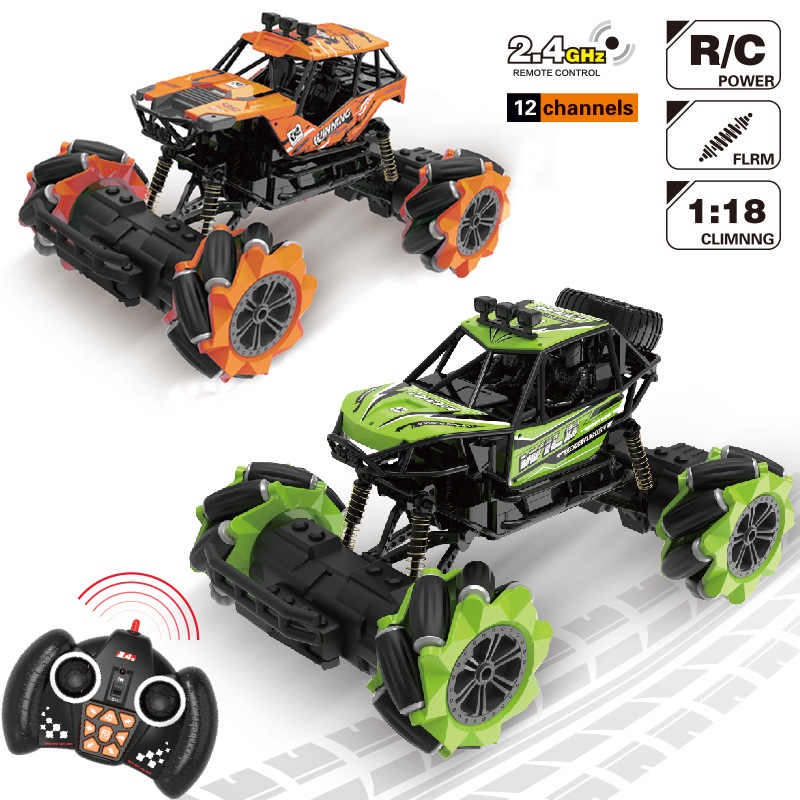 12 Channel Drift Remote control climbing Car Toy 4WD RC Car 1:16 2.4G ...