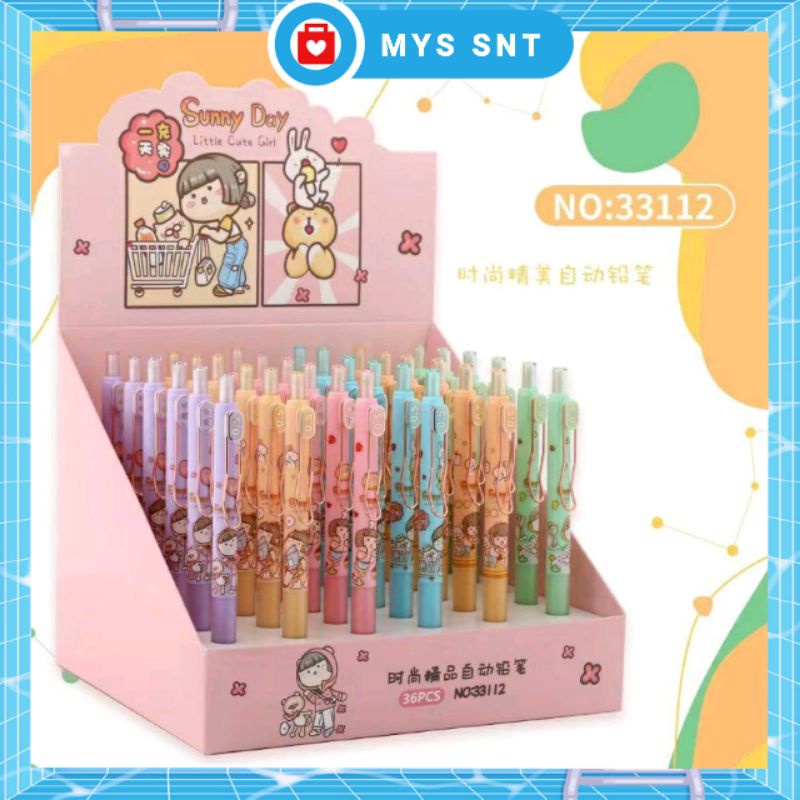 SNT 33112 Duga Small Mochi Pencil Pressing Type Automatic Pencil High-value Mechanical Pencil ...
