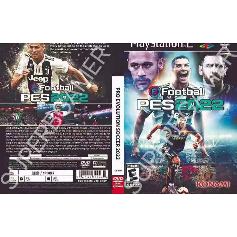 Ps2 PES 2022 eFootball game | Shopee Malaysia
