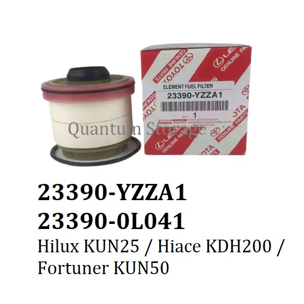 【Sabah】Toyota Fuel Filter Diesel 23390-YZZA1 / 0L041 Hilux Vigo KUN25 ...
