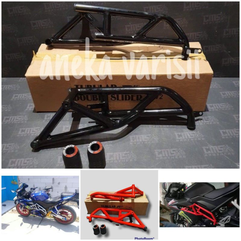 Crashbar/tubular R15 V3 plus jalu, side body guard R15 V3 | Shopee Malaysia