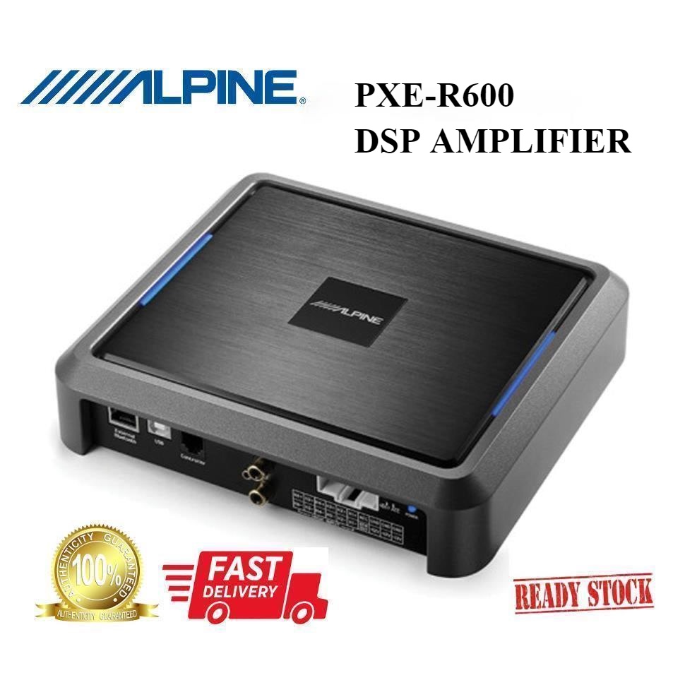 ALPINE PXE-R600S DSP Built in 8 Channel Amplifier Audio Processor Digital Sound Processor ...