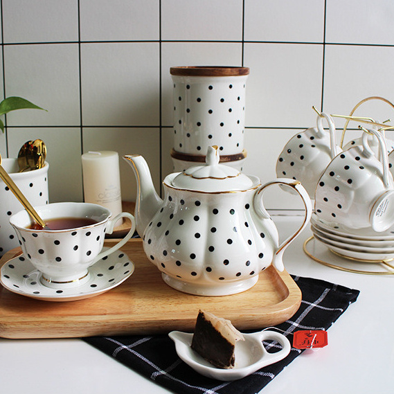 [READY STOCK] English Cute Porcelain Teapot Set Tea Time Afternoon ...