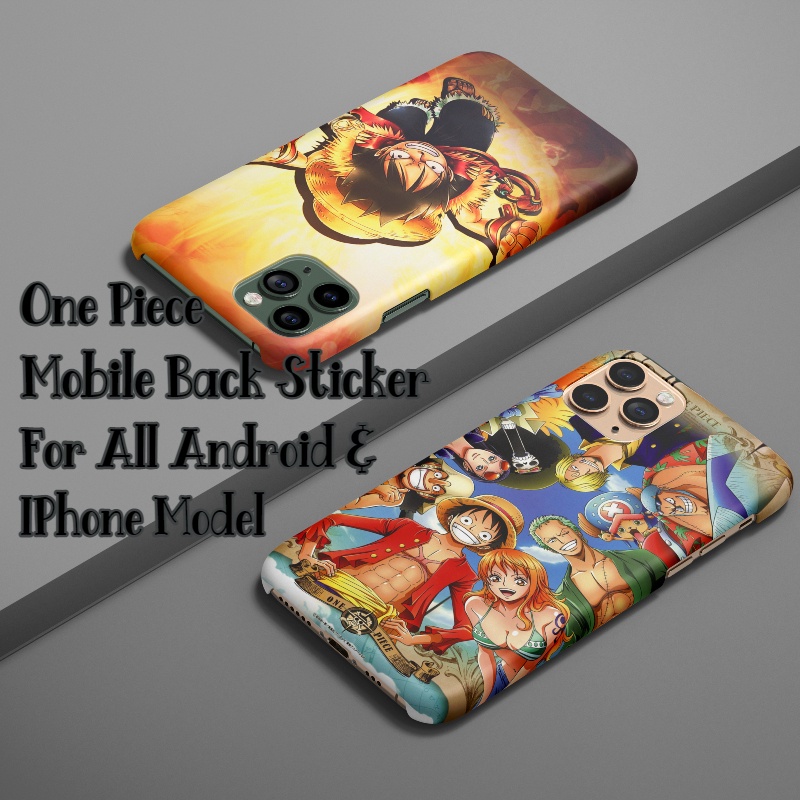 One Piece DIY Phone Back Sticker for Redmi / Xiaomi / Poco All model ...