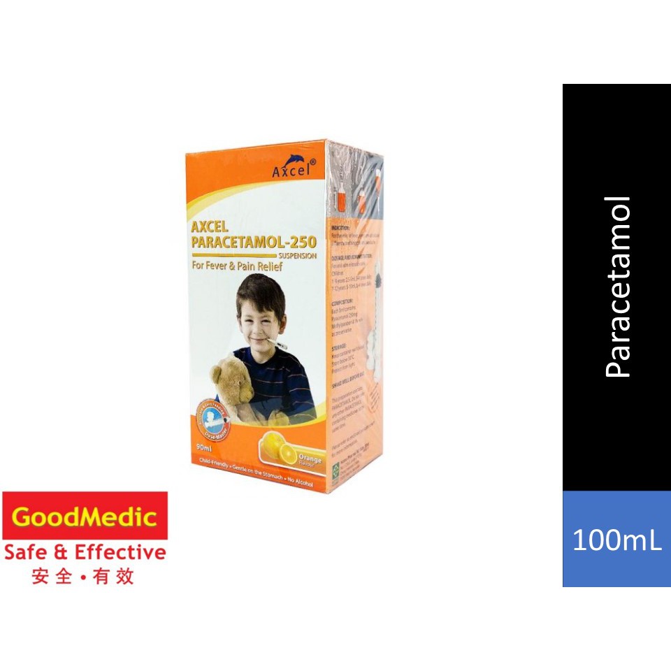 Axcel Paracetamol 250mg/5ml Syrup (orange) (100mL) | Shopee Malaysia