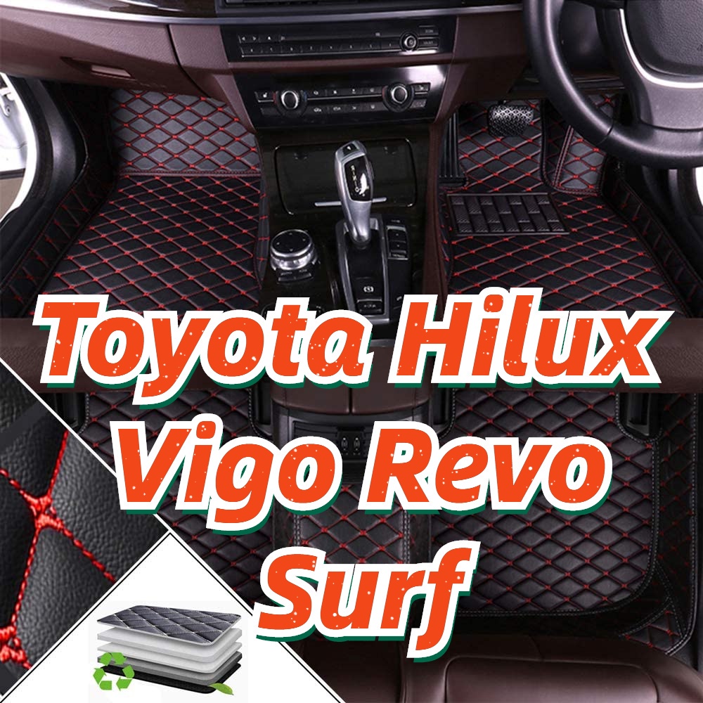 (Ready Stock) For Toyota Hilux Vigo Revo Surf Car Floor Mats and ...