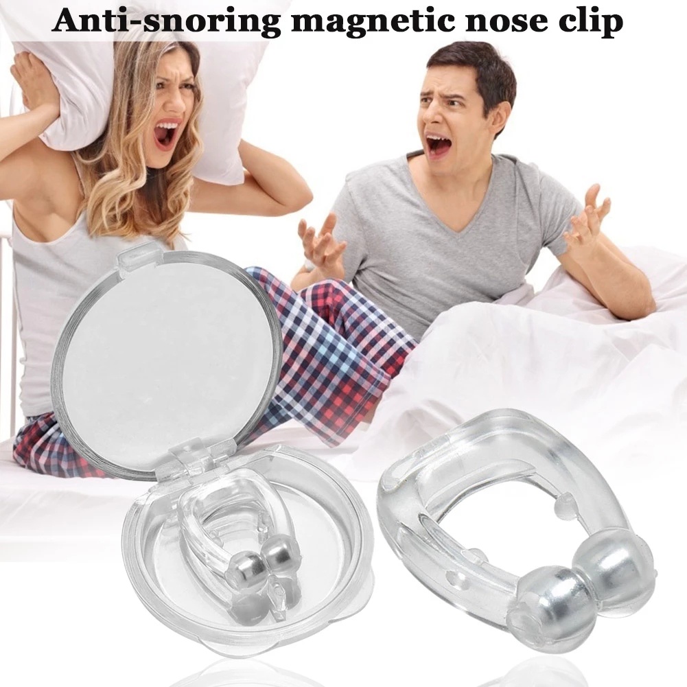 Stop Snore Nose Clip Night Sleep Apnea Aid Guard Device / Silicone ...