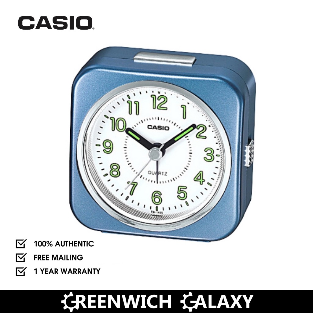 Casio Travel Alarm Clock (TQ-143S-2D) | Shopee Malaysia