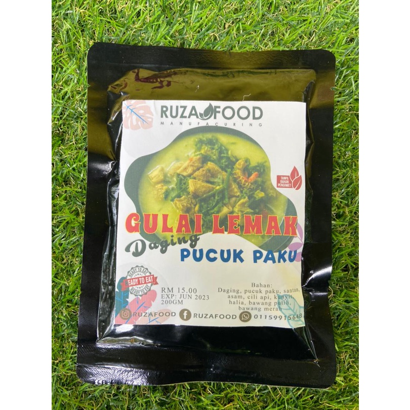 Gulai Lemak Daging Pucuk Paku/Ready to eat/Halal/easy to travel ...