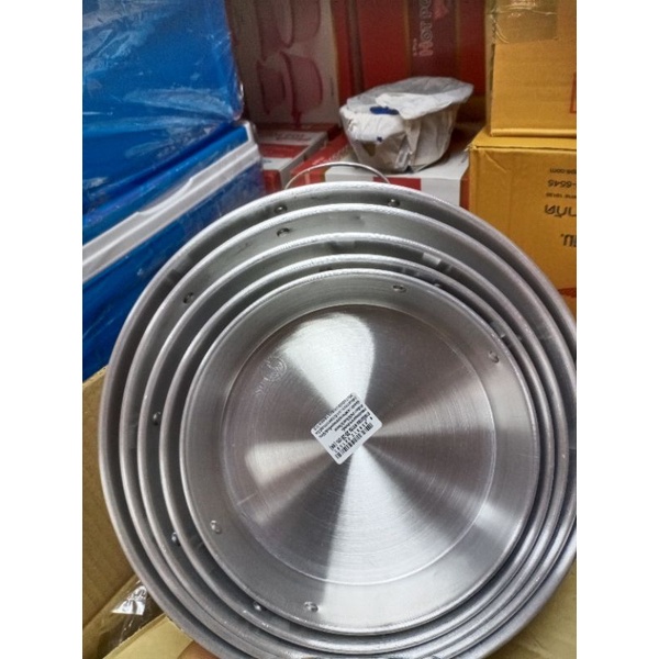 LOYANG @ TRAY KEK QUALITY ALUMINIUM TEBAL BULAT DAN PETAK | Shopee Malaysia