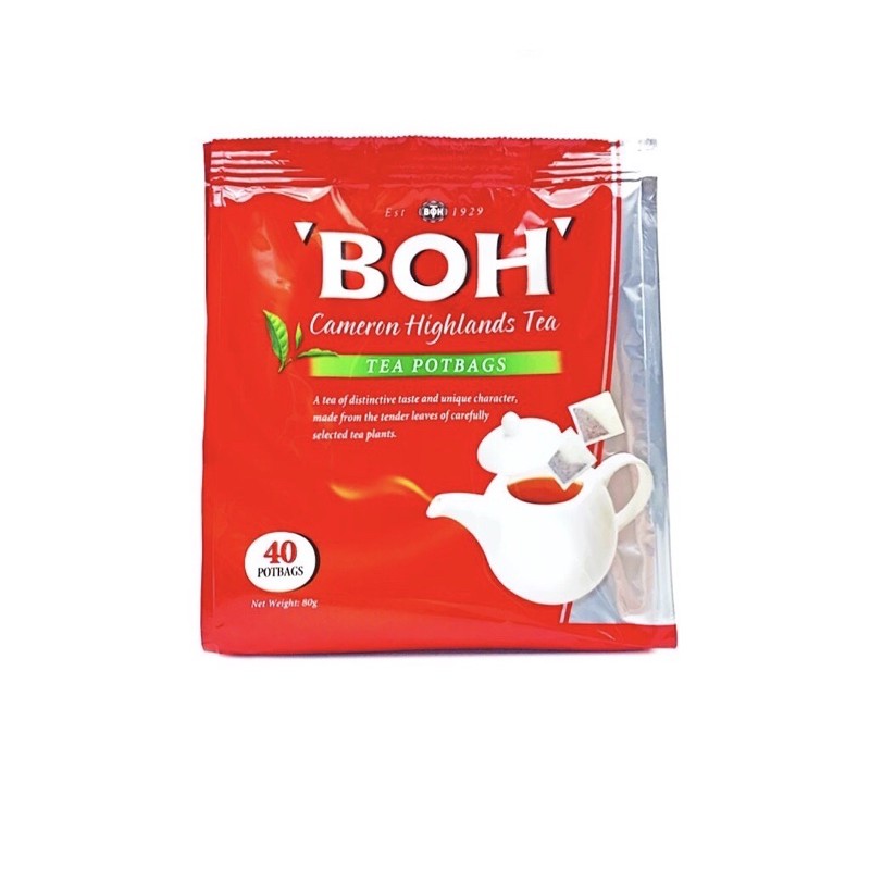 BOH CAMERON HIGHLANDS TEA POTBAG 40'S | Shopee Malaysia