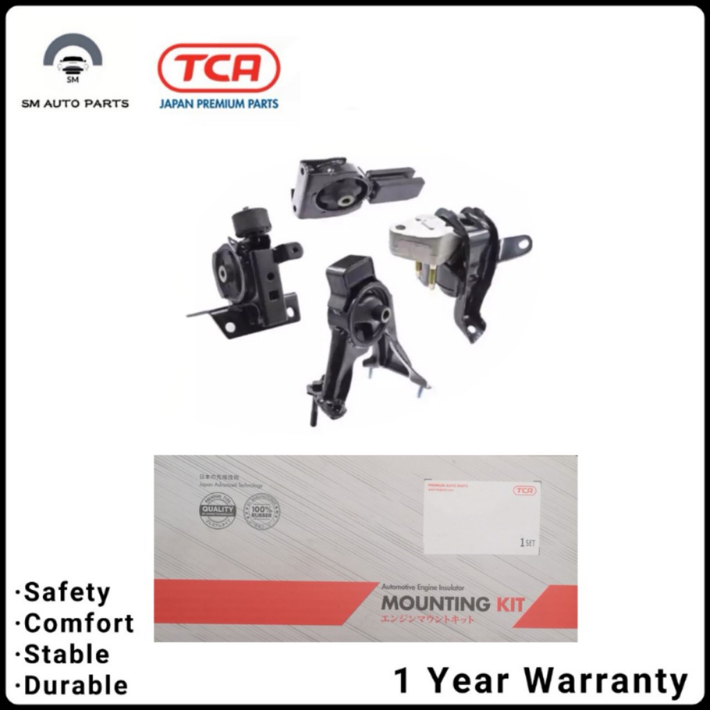 Toyota Altis 1.8 ZZE122 Auto Engine Mounting Set TCA (1Set 4Pcs ...