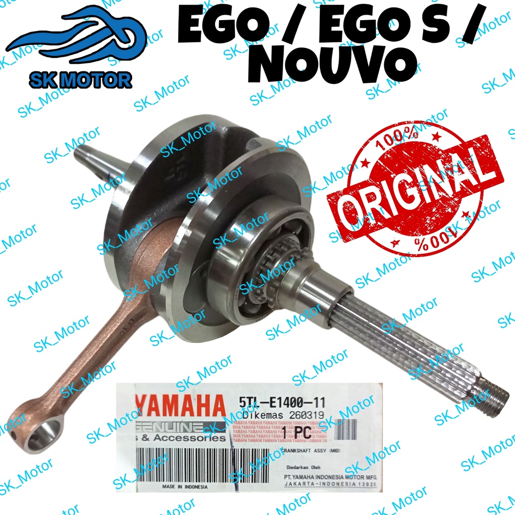 Yamaha EGO V1 / EGO S / NOUVO Original Crankshaft 5TL-E1400-11 Crank ...