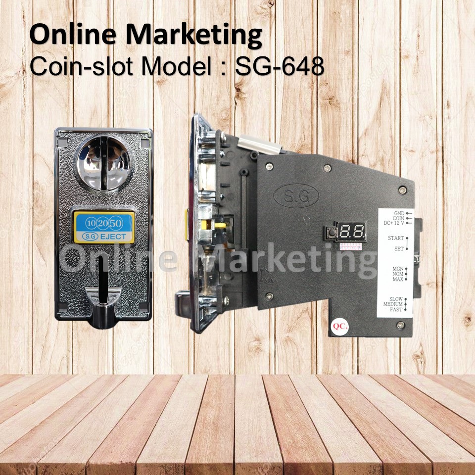 Coin slot Vending Machine SG 648 SIAP SETTING/ coin acceptor Mesin Air ...