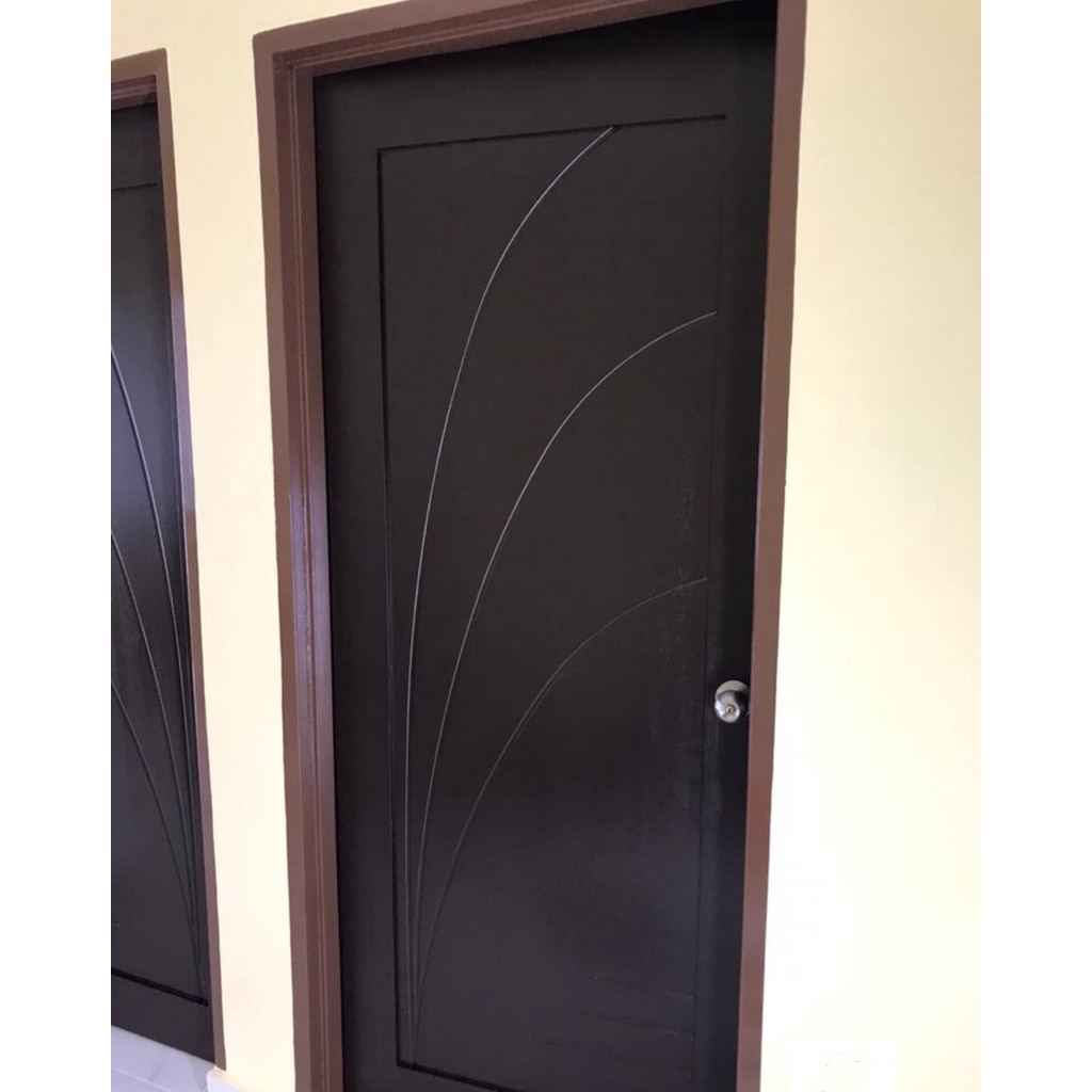 Pintu Kayu Meranti Keras Design Padi Wooden Door Meranti Original ...