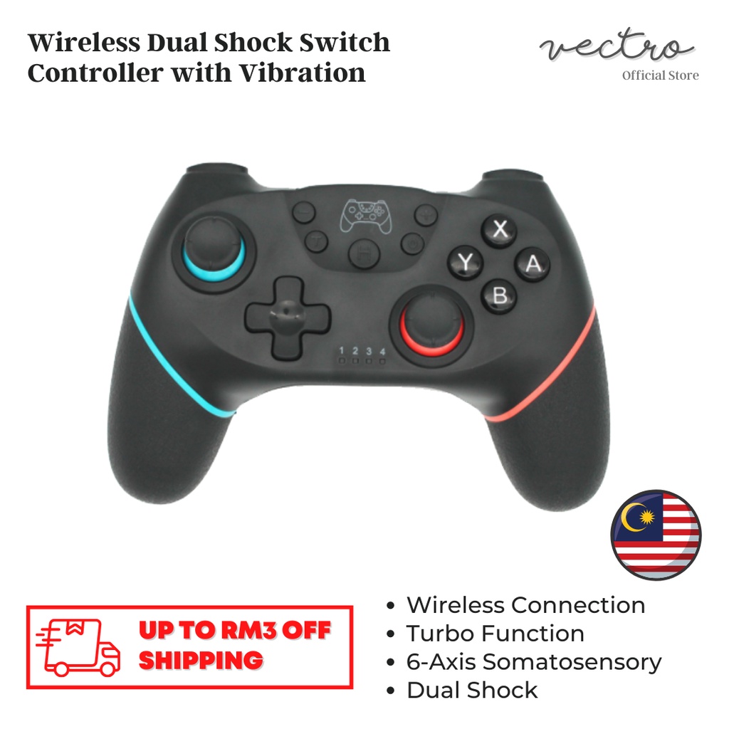 🔥Lowest Price🔥 Switch Controller Vibration Bluetooth Wireless ...