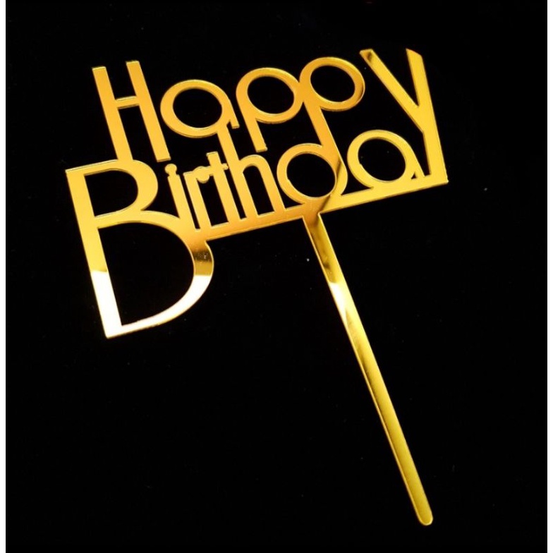 HAPPY BIRTHDAY ACRYLIC CONGRATULATORY SIGN/Tanda tahniah akrilik/摆件插牌 ...