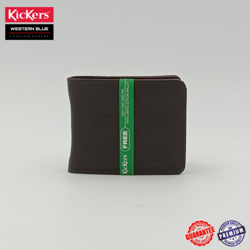 Original Kickers Genuine Full Leather Short Wallet（1KDQT） | Shopee Malaysia