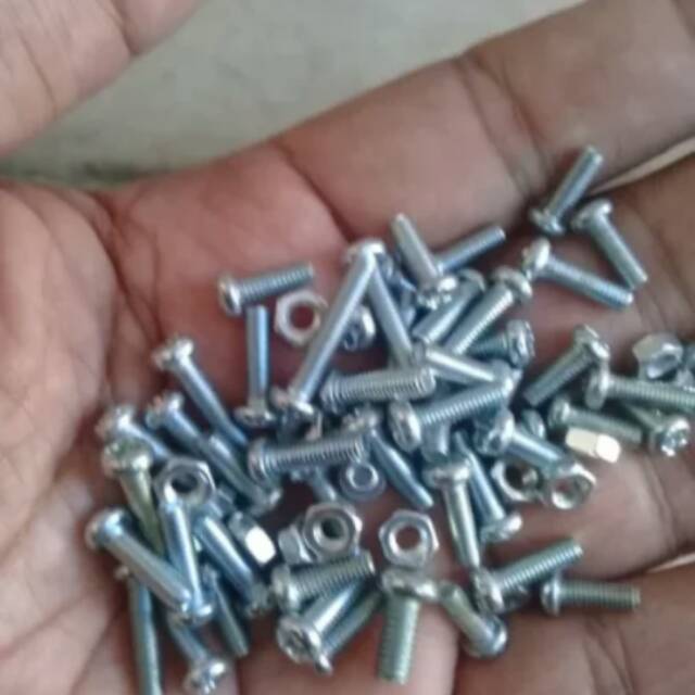 Bolts 3mm x 6.10.15.20.25.30 A Pair Of Bolts And Nuts. The Price Is For ...