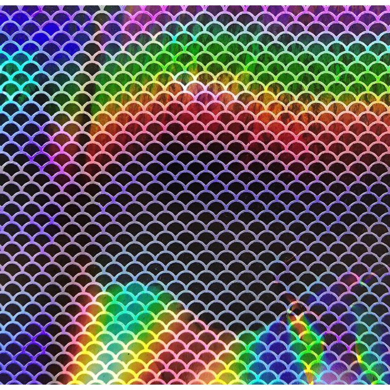 Laser Sticker Jig Sticker Sisik Ikan Sticker Fish Scales Pelekat Sisik ...