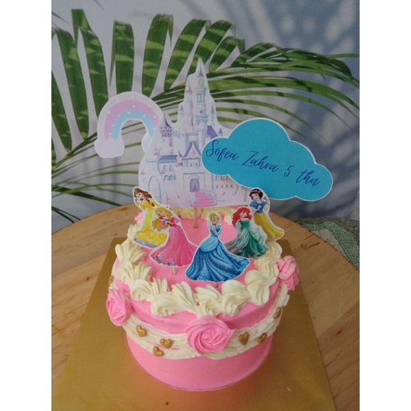 topper hari jadi princess topper cake birthday hiasan kek | Shopee Malaysia