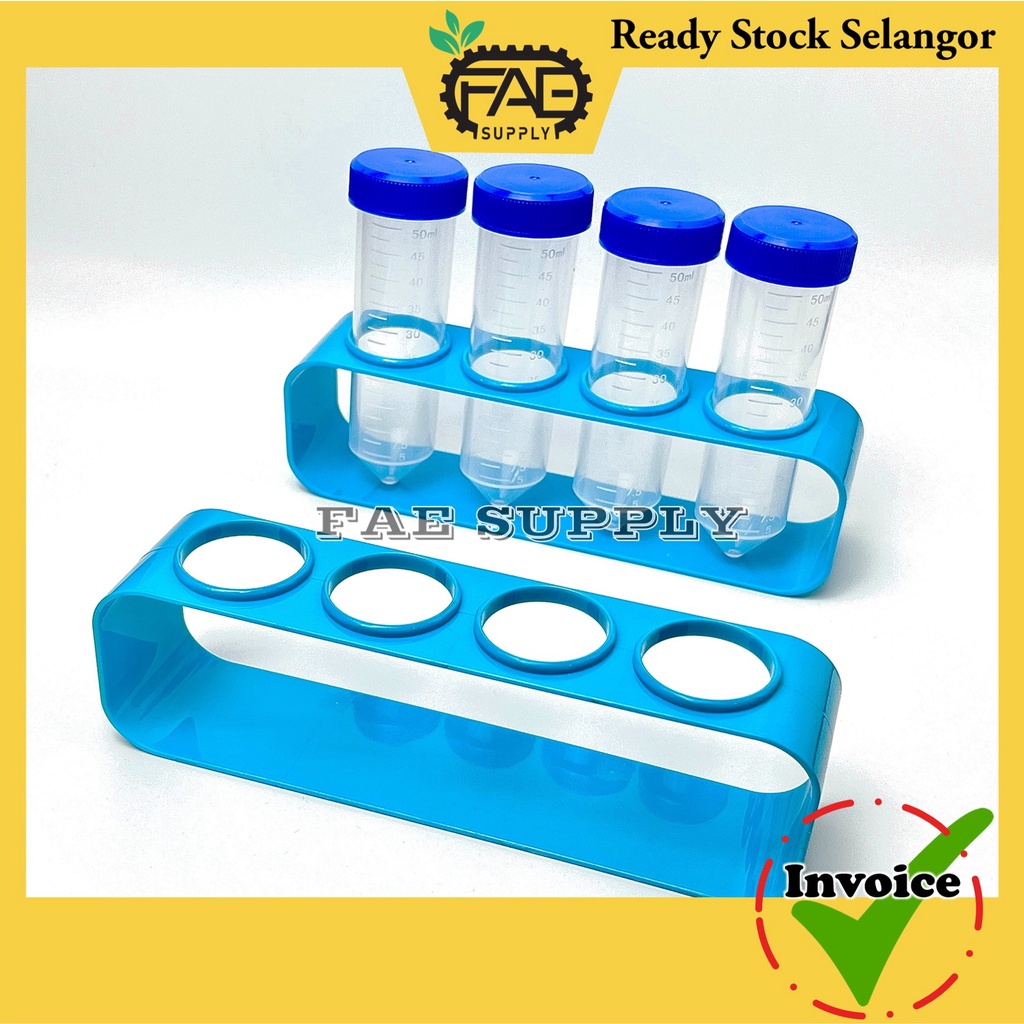 Test tube rack falcon centrifuge rack 50mL 29mm x 4hole | Shopee Malaysia